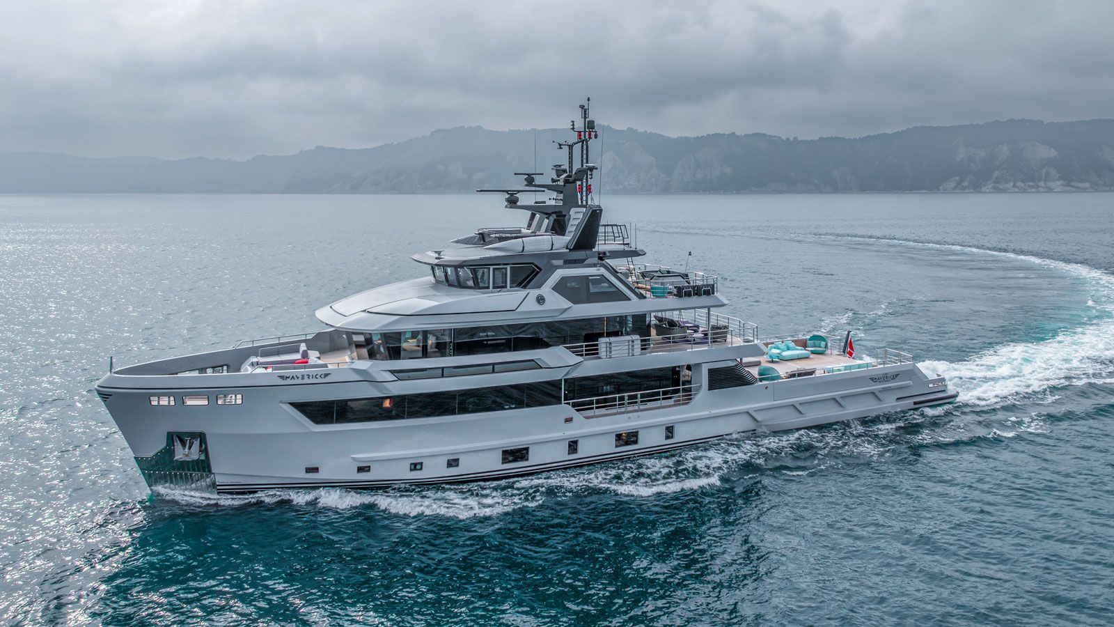 On board CdM's 44m Flexplorer 146 yacht Maverick